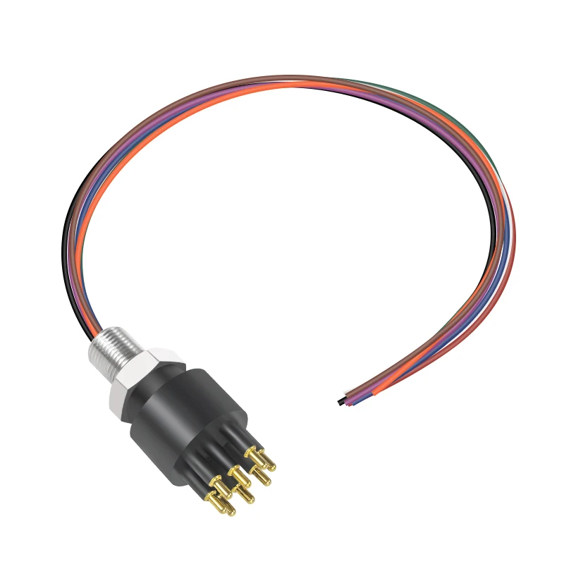BH8M Submarine Bulkhead 8 pin Male Connectors Waterproof Seacon ...