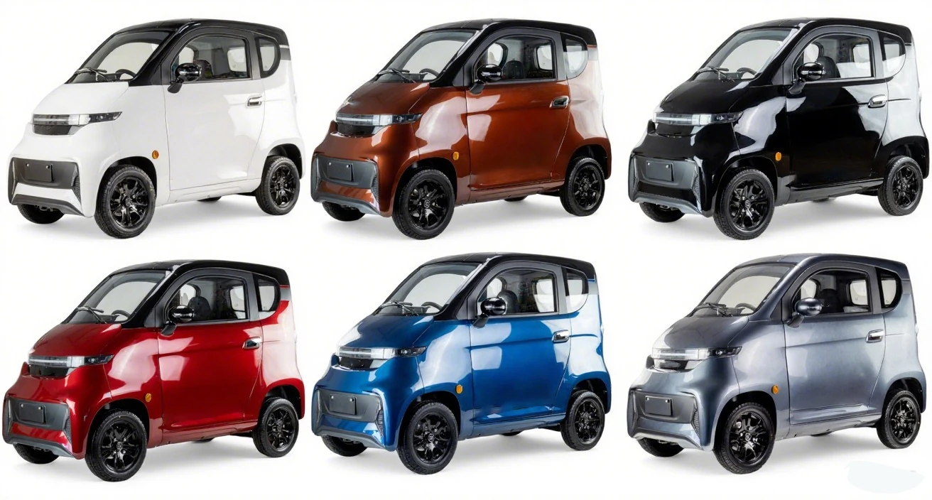 Customized Electric Mini Cars with EEC COC 25km/h 45km with air ...
