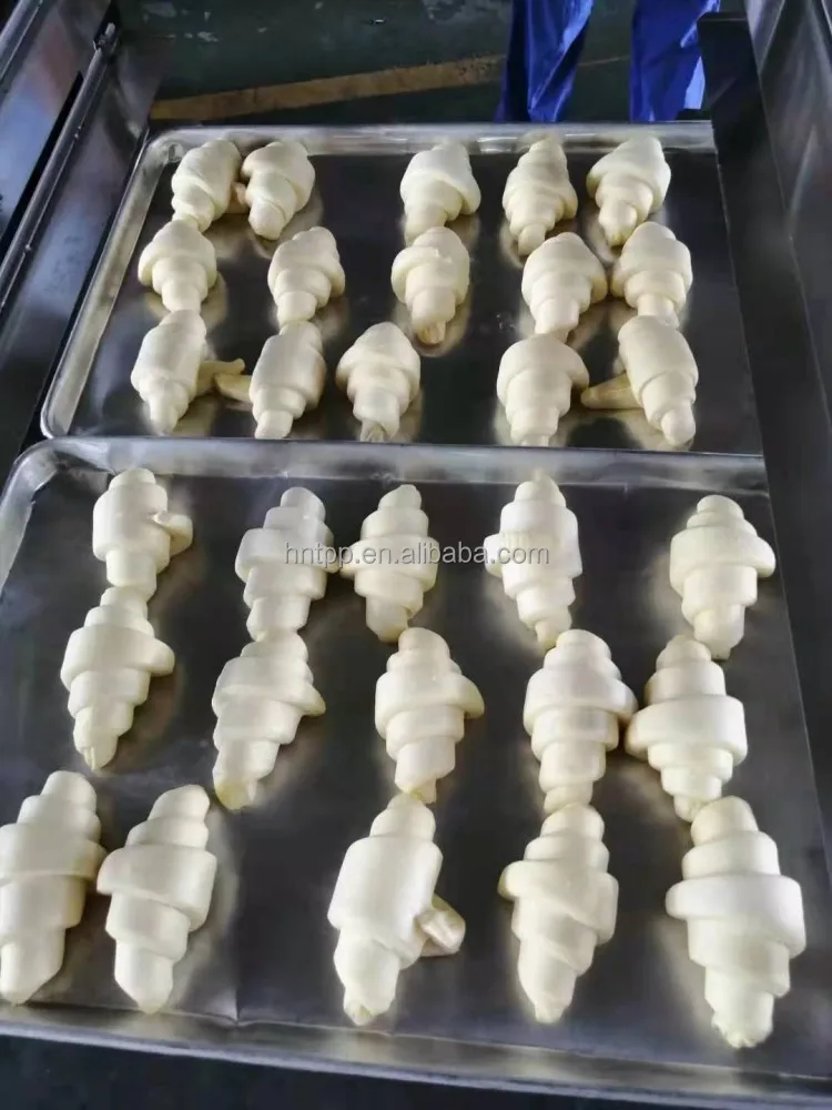 Automatic Croissant Making Cream Puff Pastry Forming Chocolate ...