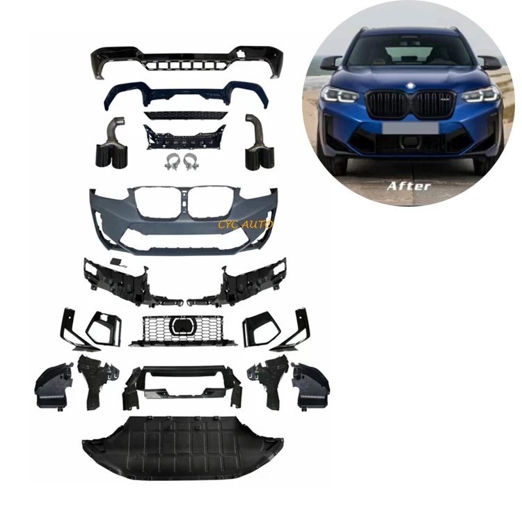 X3 G01 Bodykit For Bmw G01 Upgrade F97 X3m Car Bumper Front Bumper Rear ...