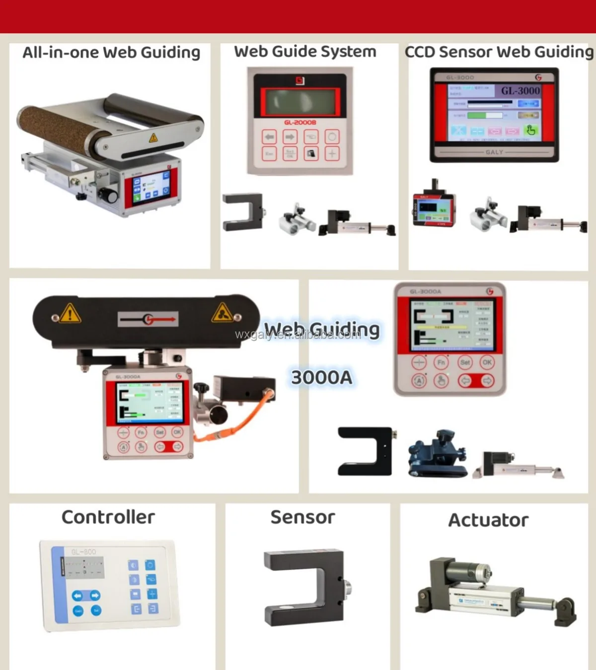 Sistema De Guía Web Con Sensor Ultrasónico Edge Position,Sensor ...