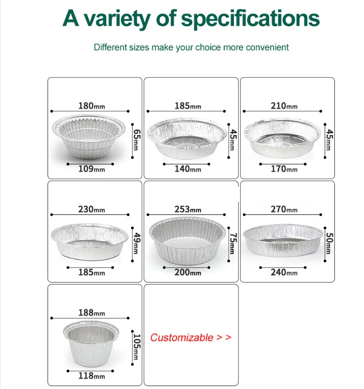 Containerized Different Sizes of Rectangular Aluminium Foil Food ...