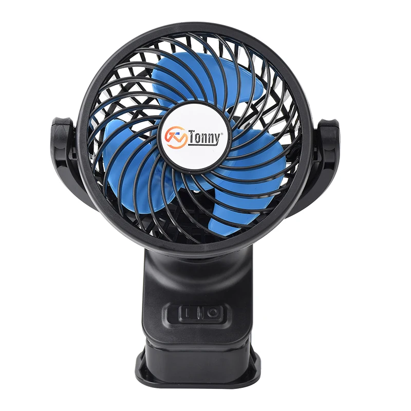 4 Inch Rechargeable Electric USB Table Fan Mini Portable Clip Fan for ...