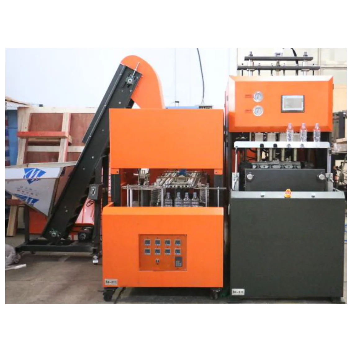 4 Cavity PET Bottle Blowing Machine with Automatic Preform Loader ...