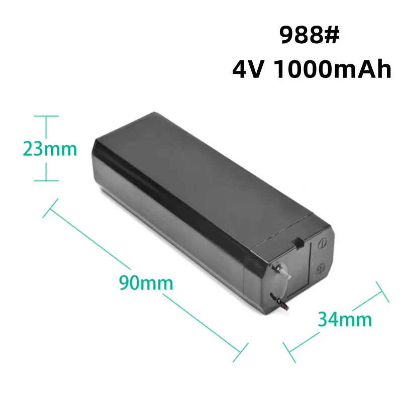 Lead Acid 4v 1000mah/2800mah Storage Battery Mosquito Batteries Led Lamp Headlights Flashlight ...