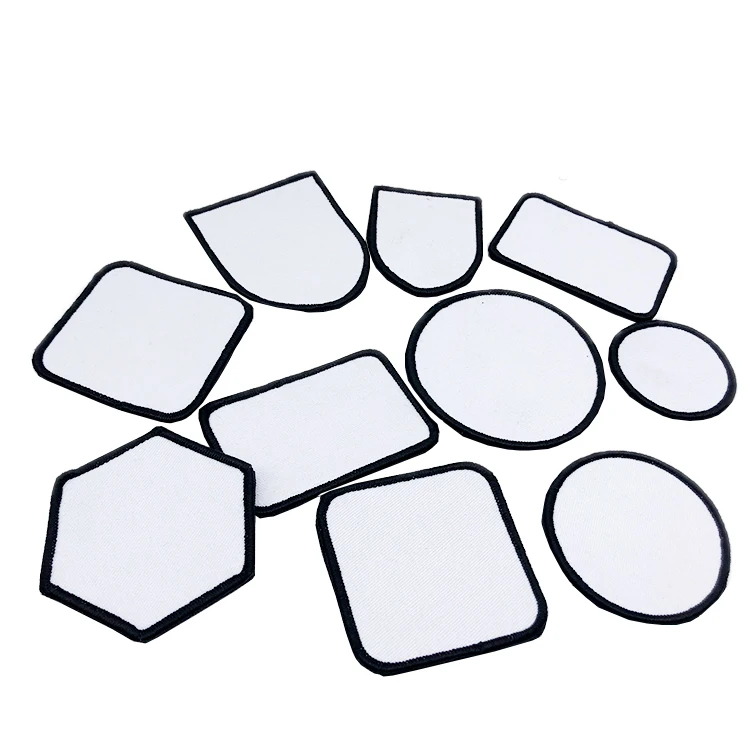 Wholesale Sublimation Blank Hat Patches Custom Any Size Shape White ...