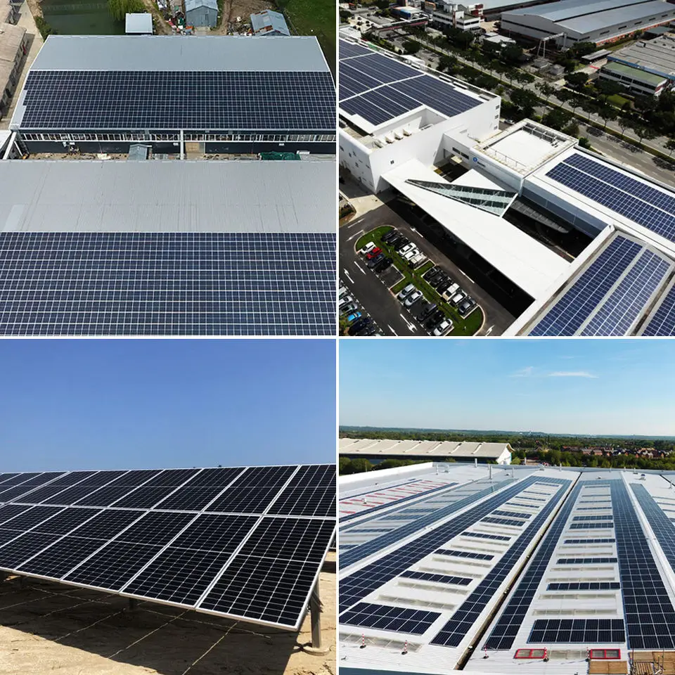 Longi Mono Solar Panel Lr5-54htb 435-445m Full Black Pv Module 435w ...