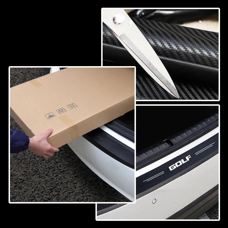 Car Trunk Rear Bumper Sticker Decals for GOLF 4 5 6 7