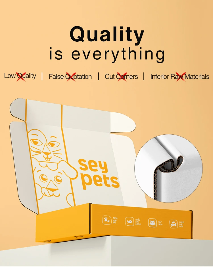Custom Design Printing Pet Food Packaging Boxes Dog Cat Food Treat ...