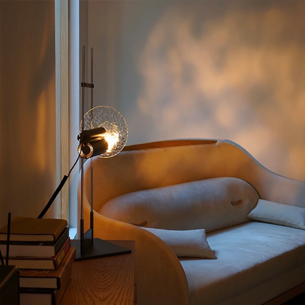 Light And Shadow Projector Retro Atmosphere Table Lamp Trend Art Sunset ...