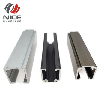 Aluminum Factory Heavy Sliding Door Track Profile With Roller - Buy ...