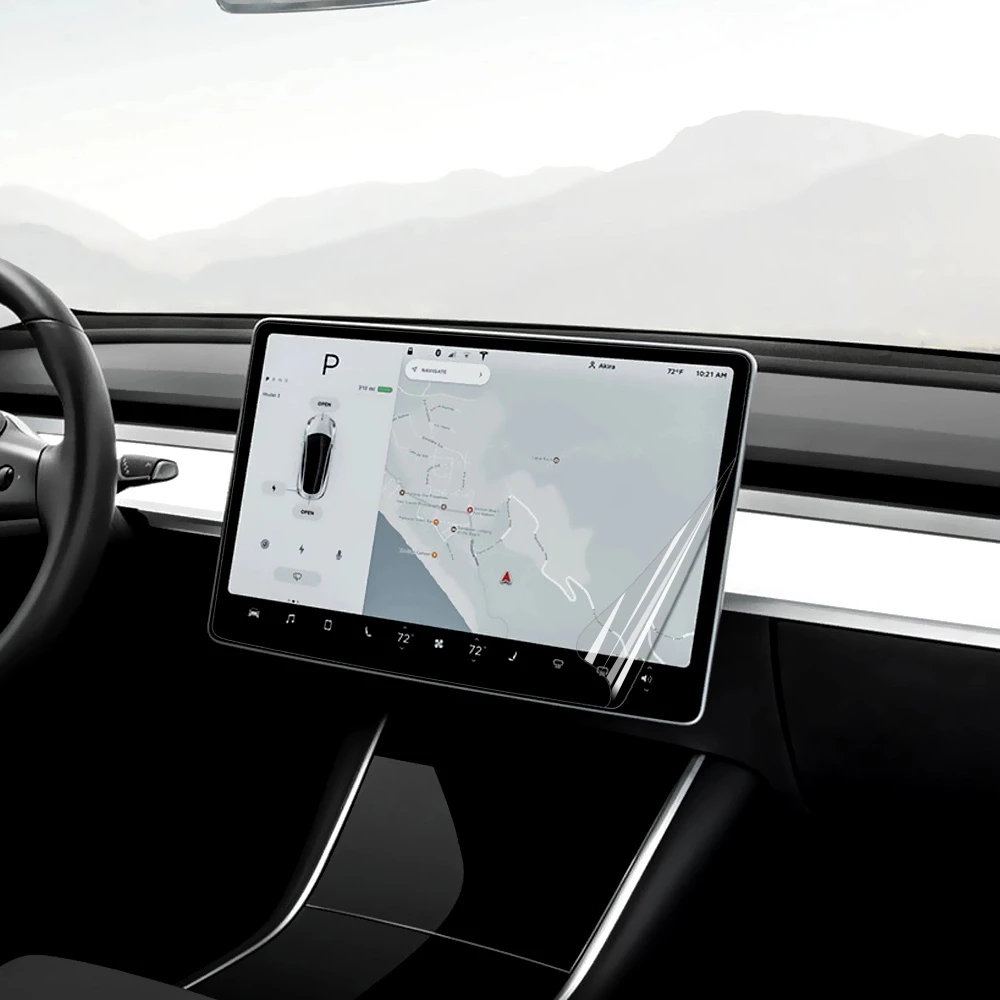 For Tesla model 3 Y Center screen protector Center Control Touchscreen ...