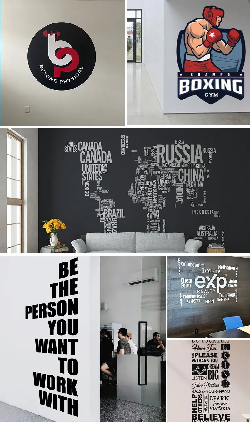 Custom Printing Room Decor Wallpaper for Kids PVC Large Wall Decals ...