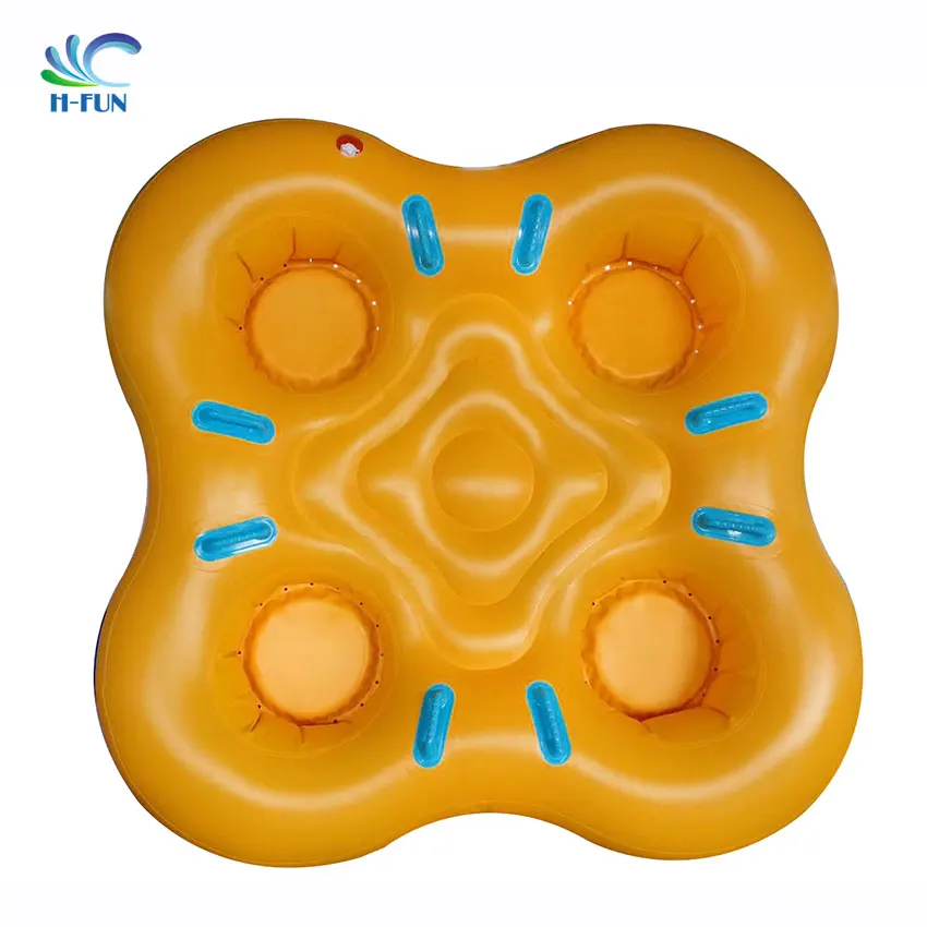 Custom Color Inflatable Water Park Tube With Soft Seat Pad Fibreglass ...