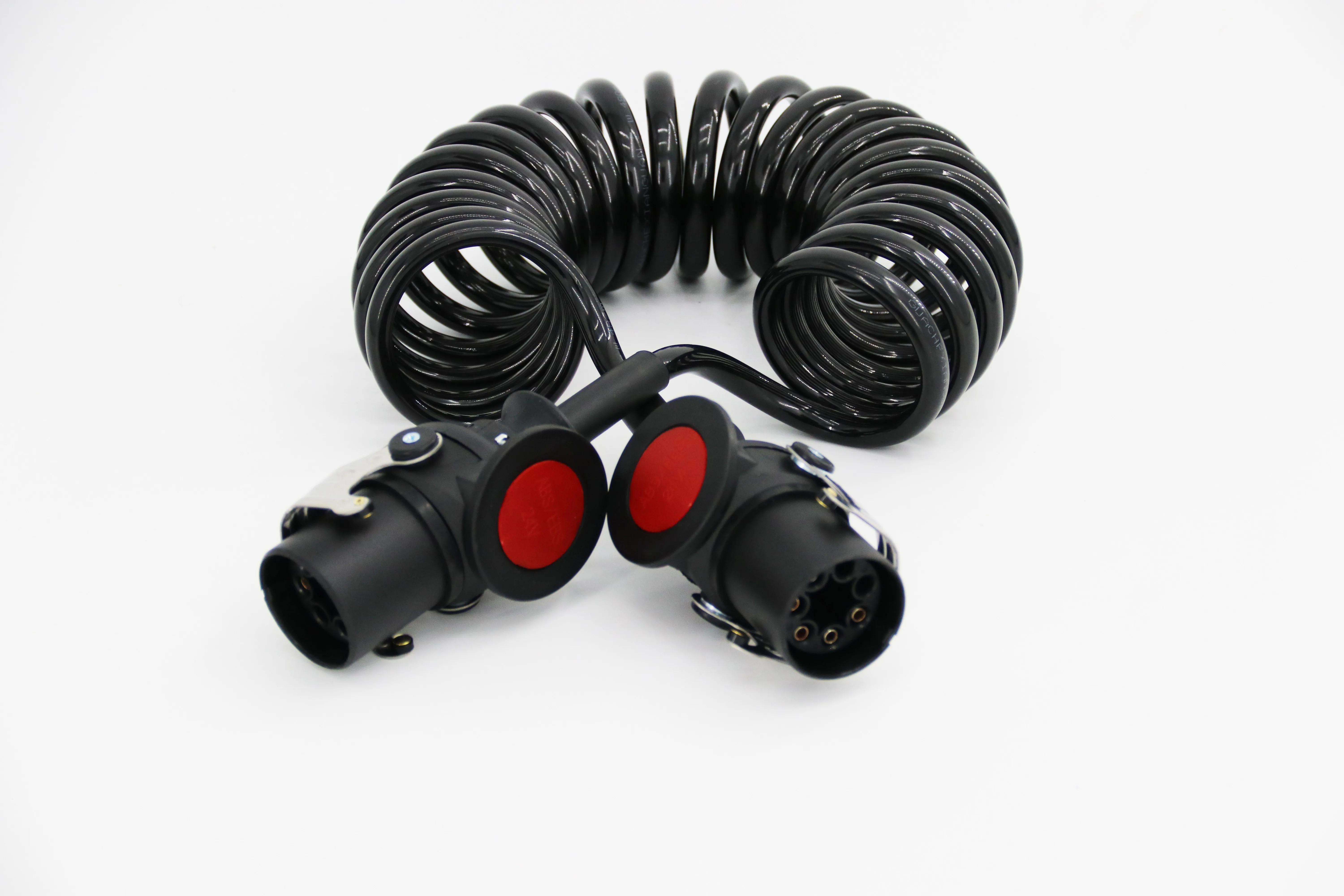 Retractable Spiral Electrical Cord Truck Trailer ABS/ EBS Coiled Power ...