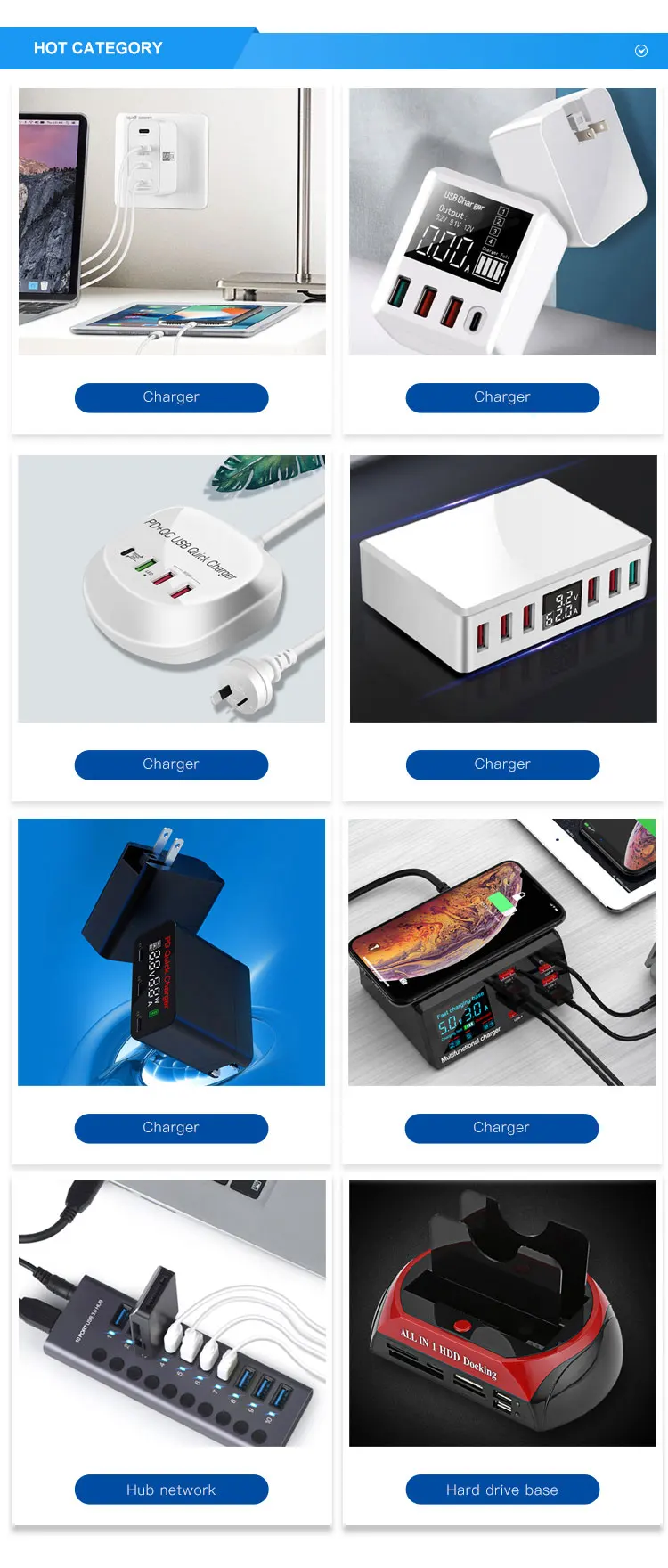 8ports 40w Usb C Pd Multiport Portable Charger For Mac Book Ipad Phone ...