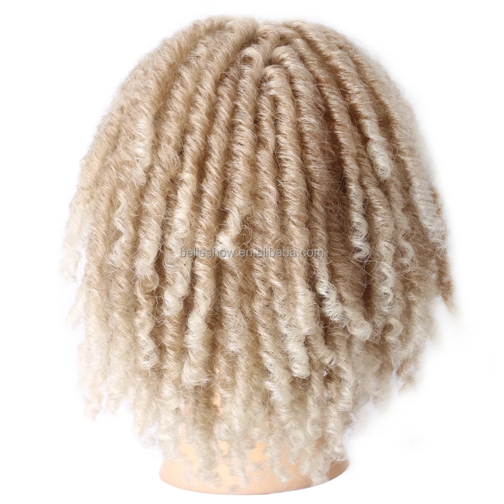 Black Dreadlock Curly Drawstring Ponytail Hair Extensions