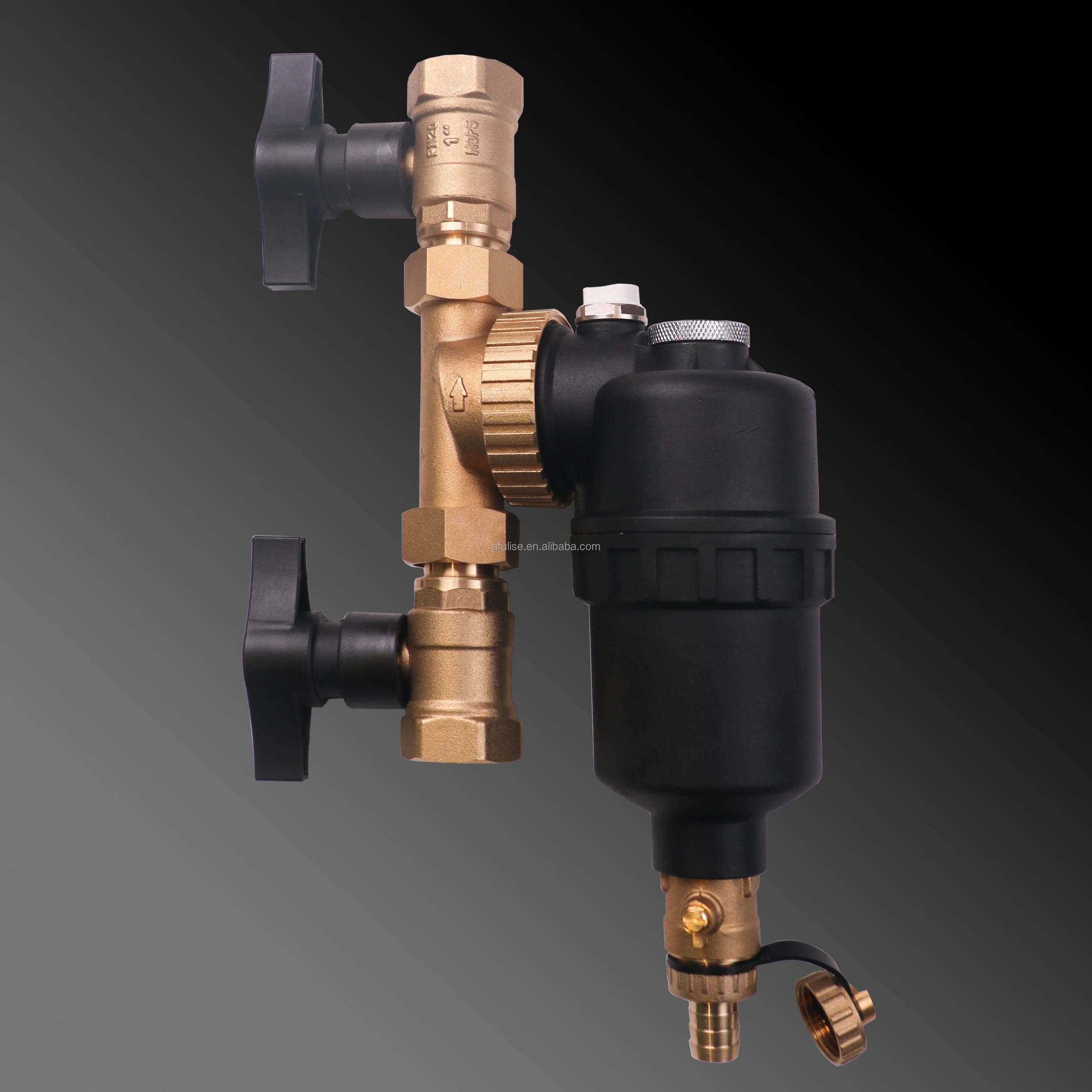 Water Filter With Ball Valves 22mm 28mm Connection Boiler System Home ...