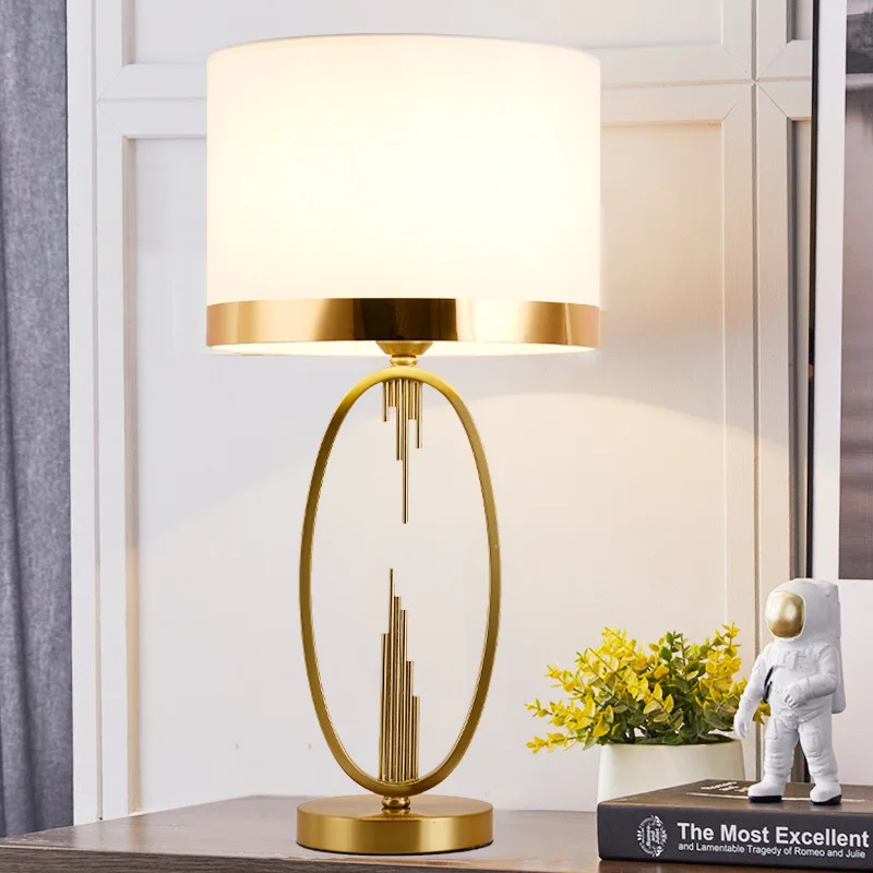 Modern Art Design Table Lamp Metal Base Lighting Hotel Restaurant ...