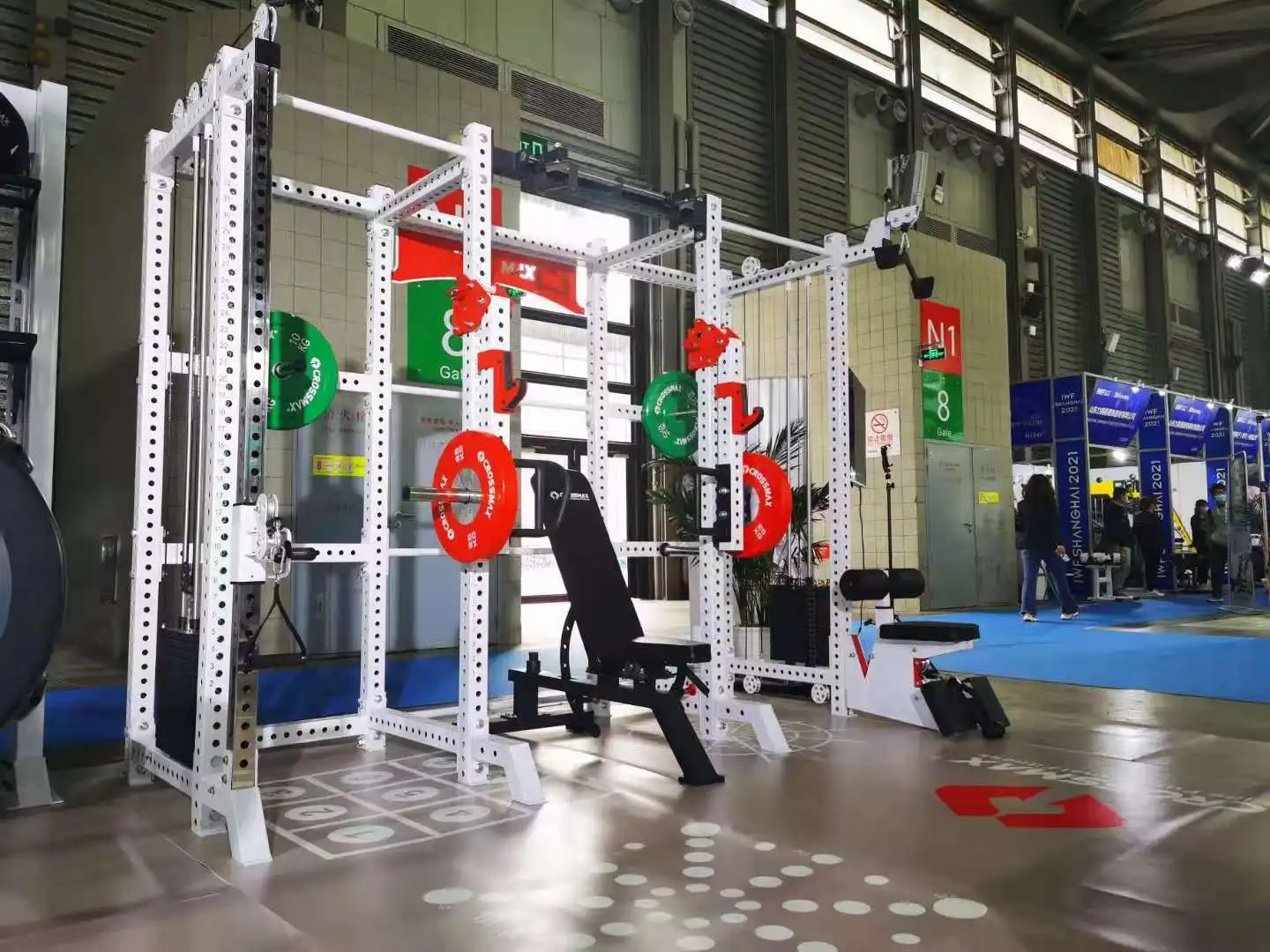 Cross Fitness Gymequipment Power Full Squat Rack With Weighting ...