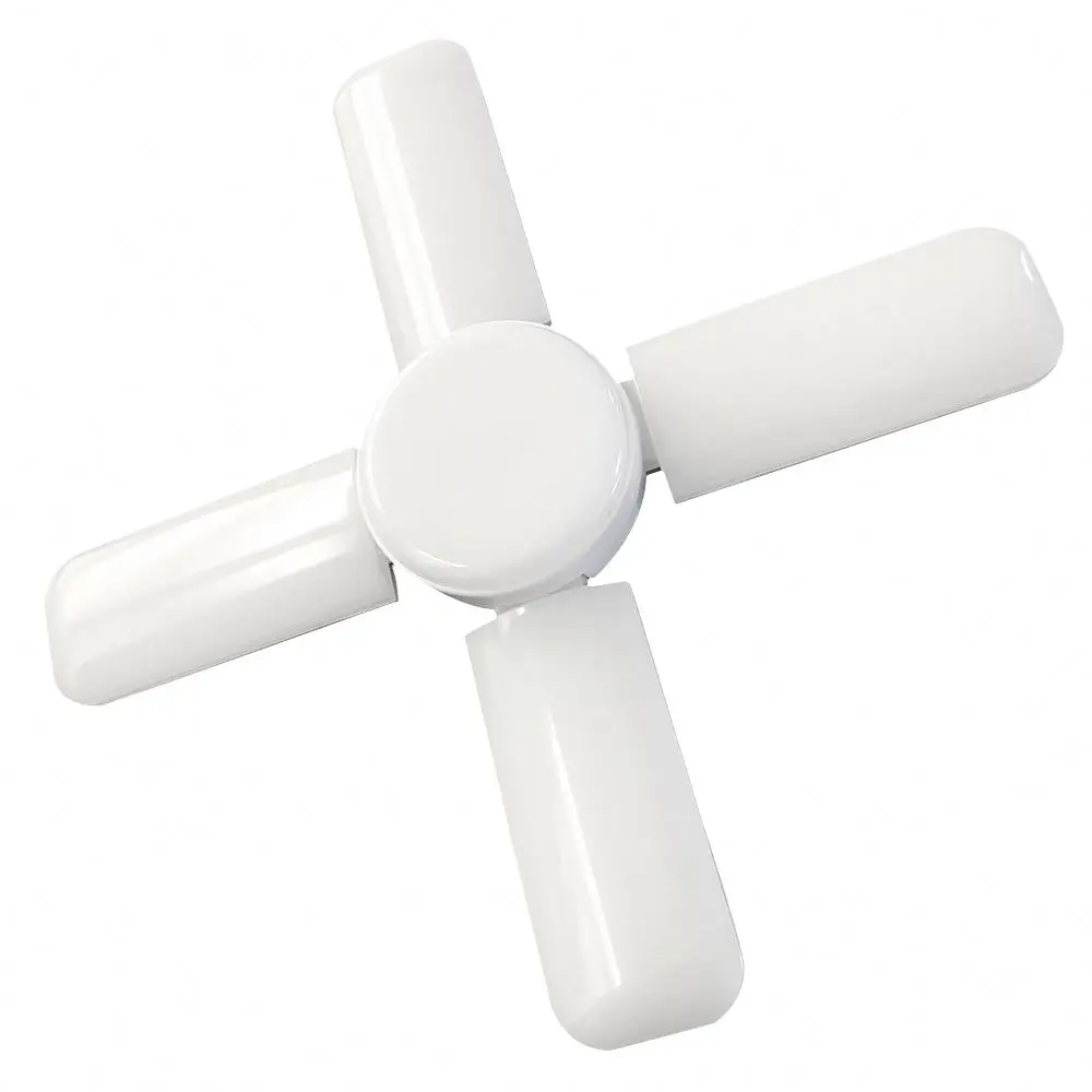 New Design 28w Mini 4 Leaves Foldable Fan Blade Led Light - Buy Led Fan ...