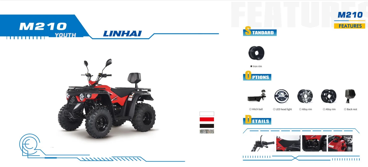 2024 Excellent Powered Outboard Motor 4 Stroke Linhai M210 200cc Dirt ...