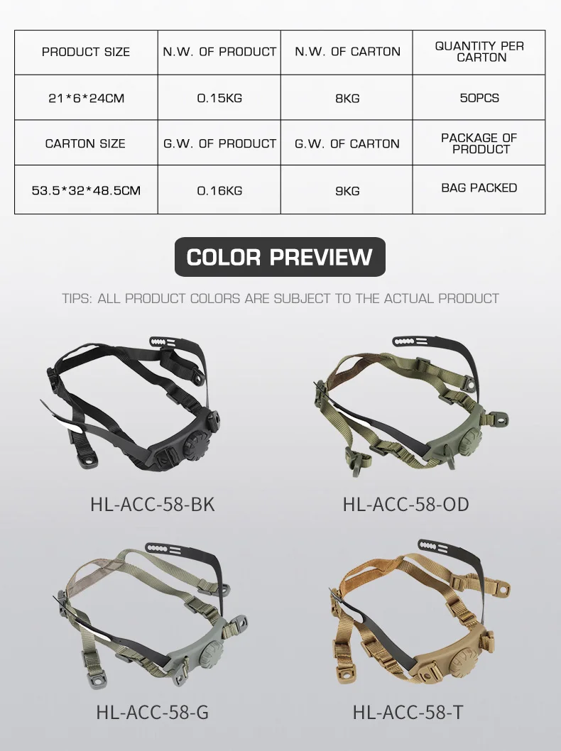 Tactical Helmet Locking Band CS Shooting Game Adjustable Interior ...