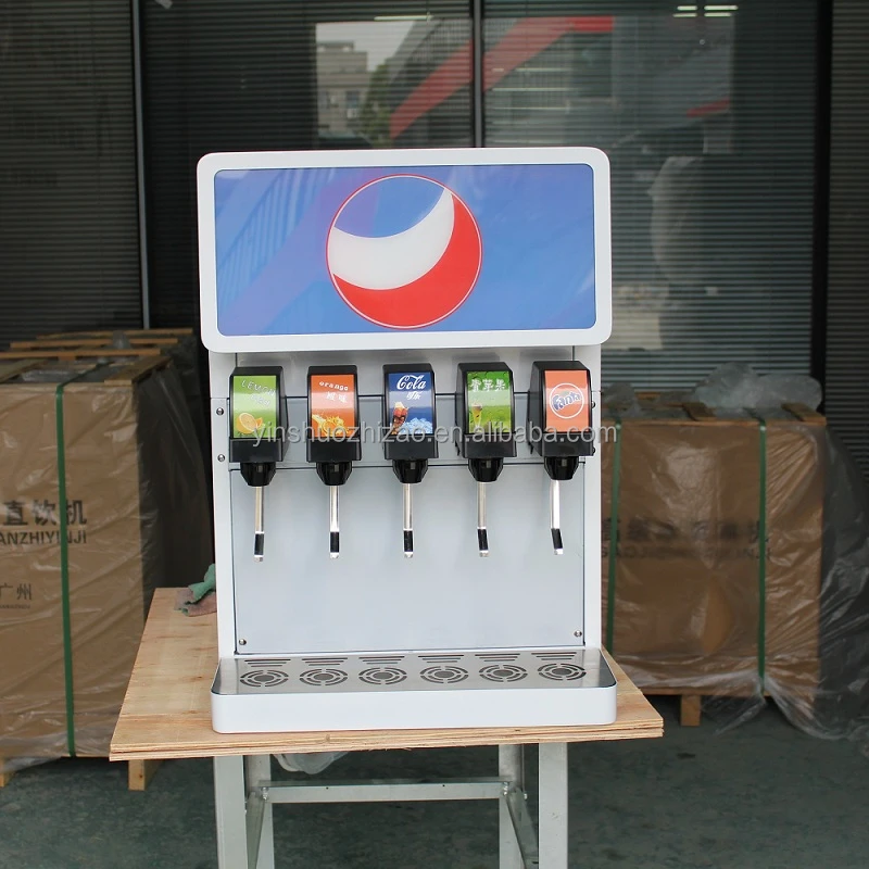 Oem Summer Frozen Cold Commercial 5 Valve Carbonated Drinking Dispenser ...