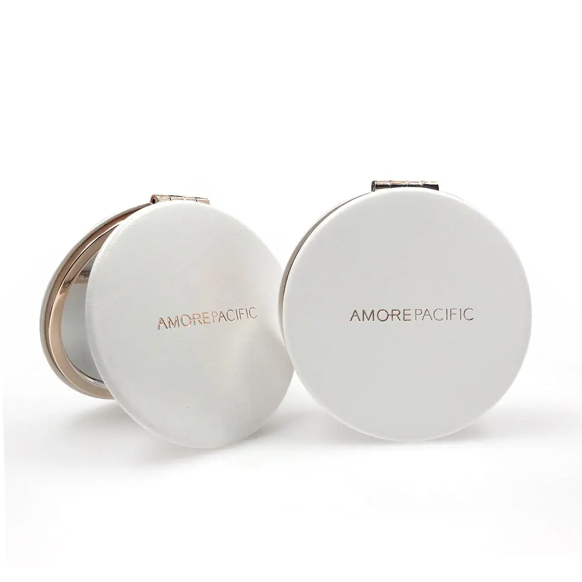 Custom All Shapes Sizes Vanity Private Label Pocket Mirror Small White ...