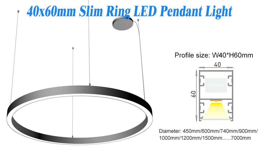 Tunable White Architectural Lighting Circular Light Office Ceiling LED ...