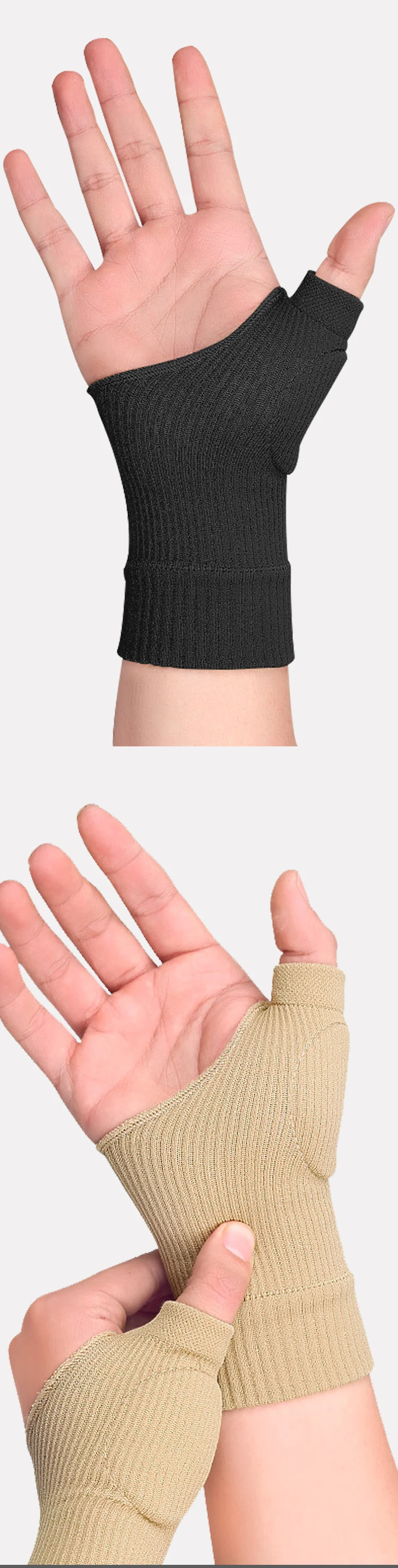 Adjustable Injury Tendonitis Pain Relieve Splint Protect Gel Thumb Hand ...