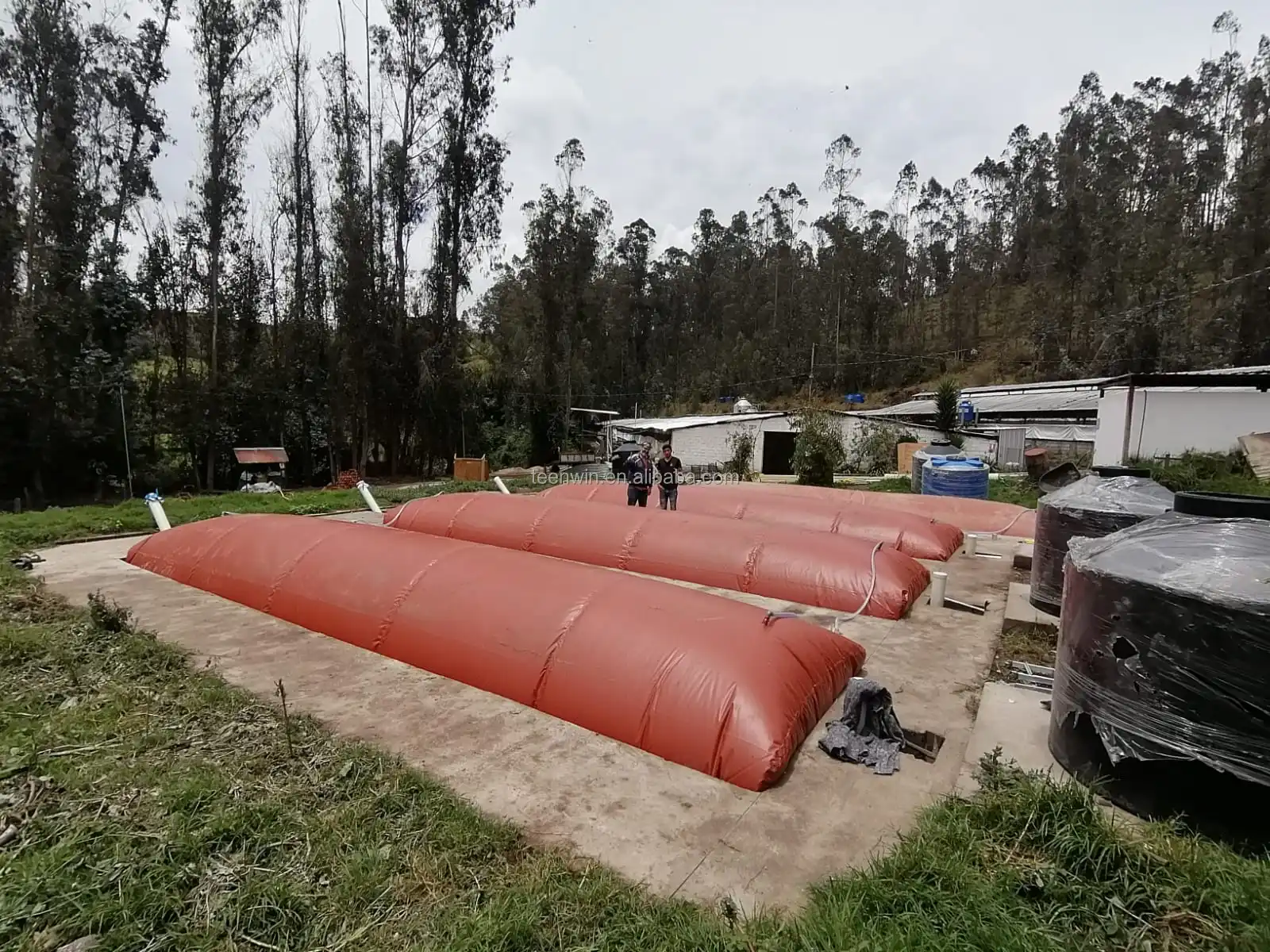 Foldable PVC Biogas Digester - Eco Friendly Waste Treatment