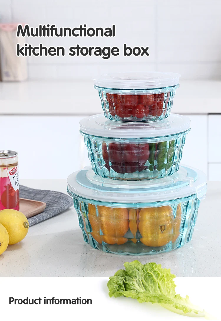Customizable Multifunctional Stackable Plastic Food Storage Box With ...