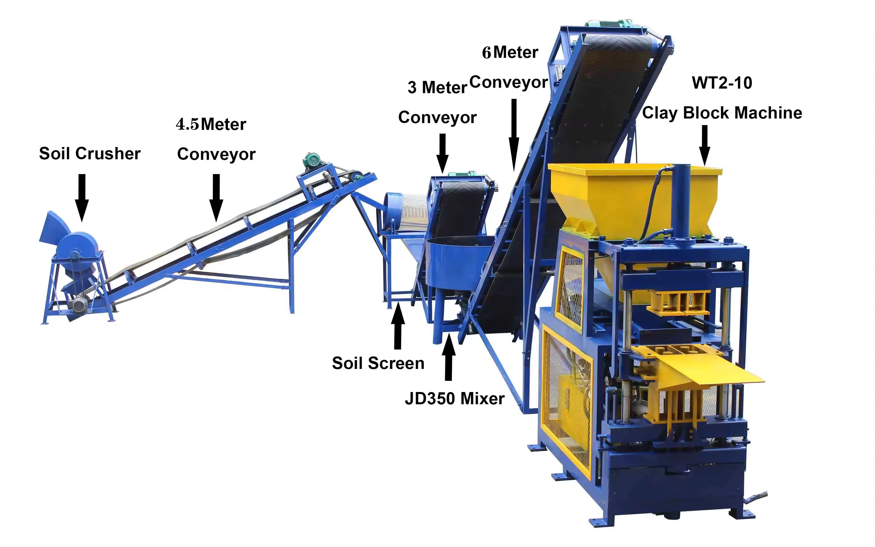 WT2-10 Interlocking Brick Making Machine - Automatic & Efficient