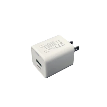 Zdc-2u20t 20w 2 Ports Usb-a,Usb-c,Gan Phone Universal Adapters Us Plug ...