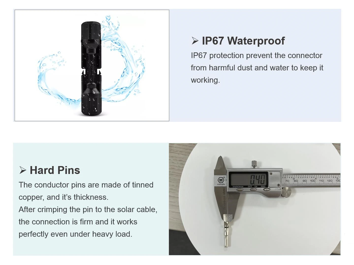 Hejia Connector Plug In Solar System With Open Copper Terminal ...