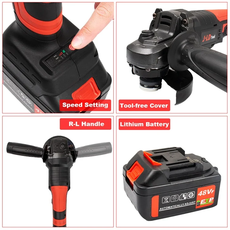 Ce Approved 100mm Portable Wood Metal Cutting 21v Battery Power ...