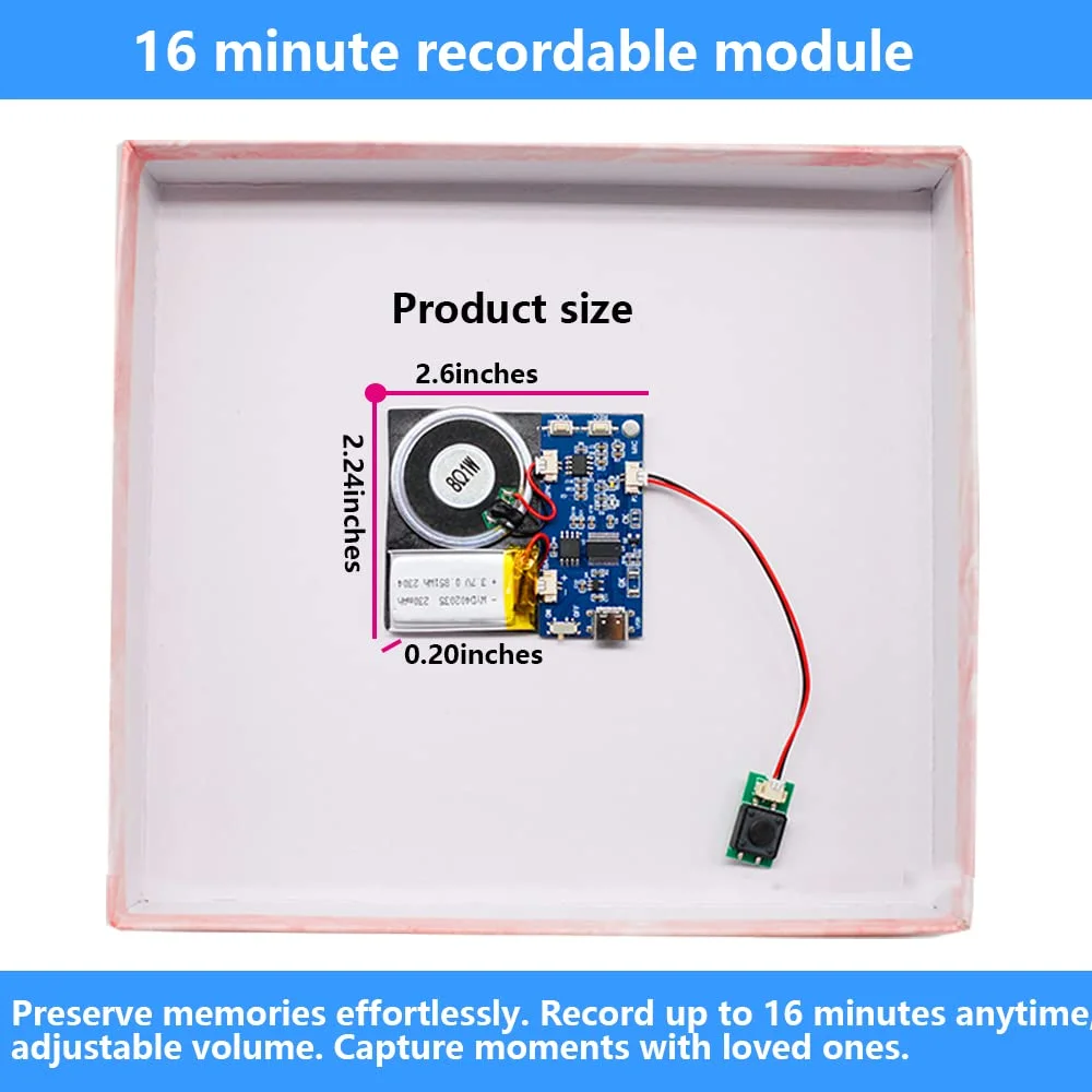 USB Downloadable MIC Recording Sound Module for Crafts