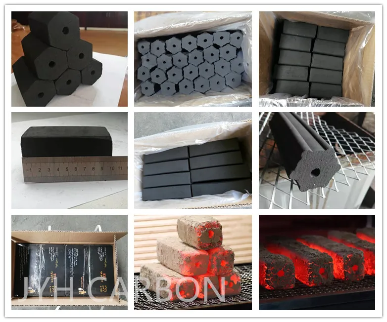 Long Burning Time White Ash Lump Sawdust Bamboo Charcoal for BBQ