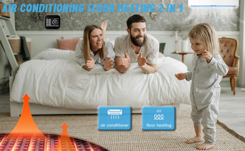 Smart Lorawan Thermostat MC6 - Efficient HVAC Control
