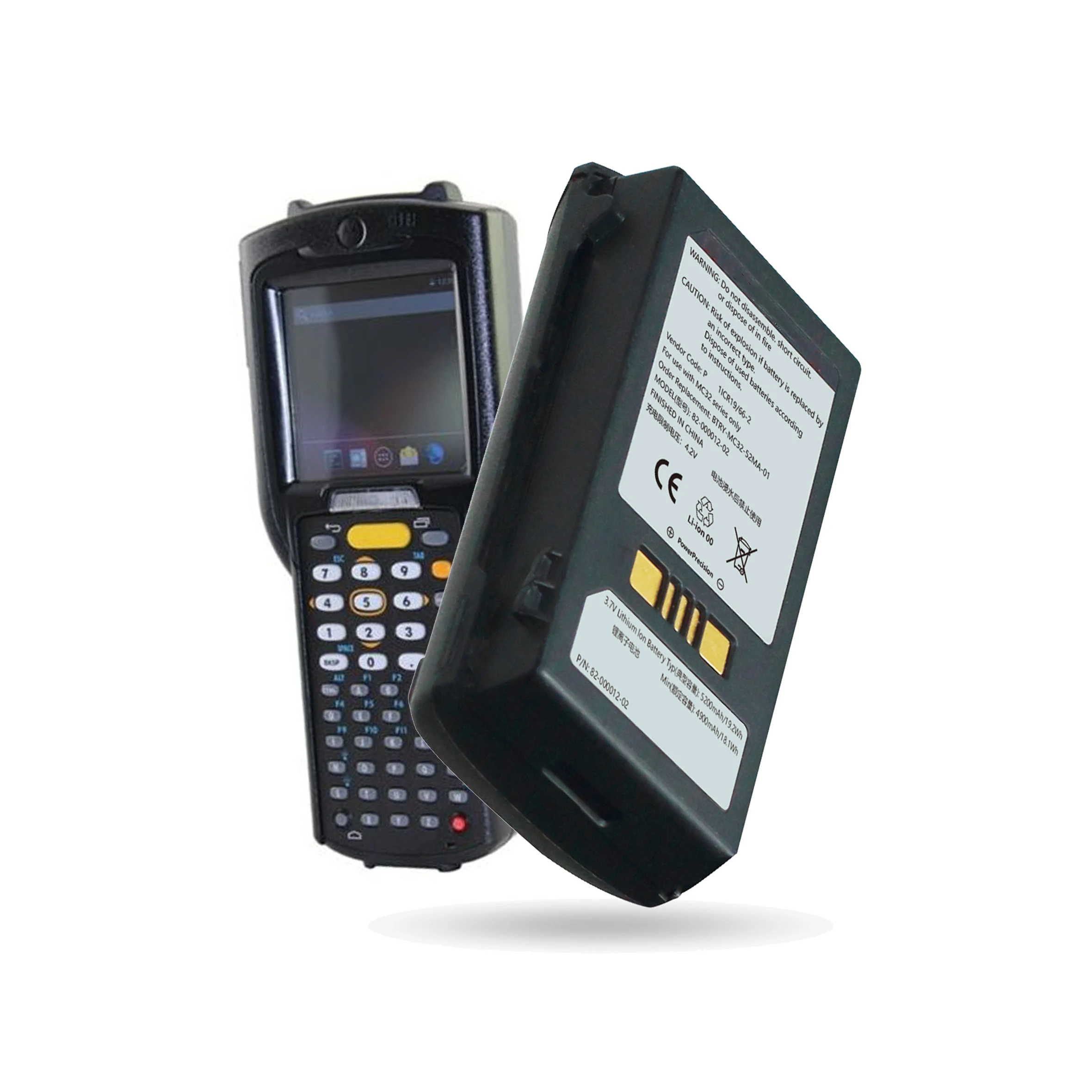 OEM Mobile Computer Pda Barcode Collector 5200mAh Battery For Zebra ...