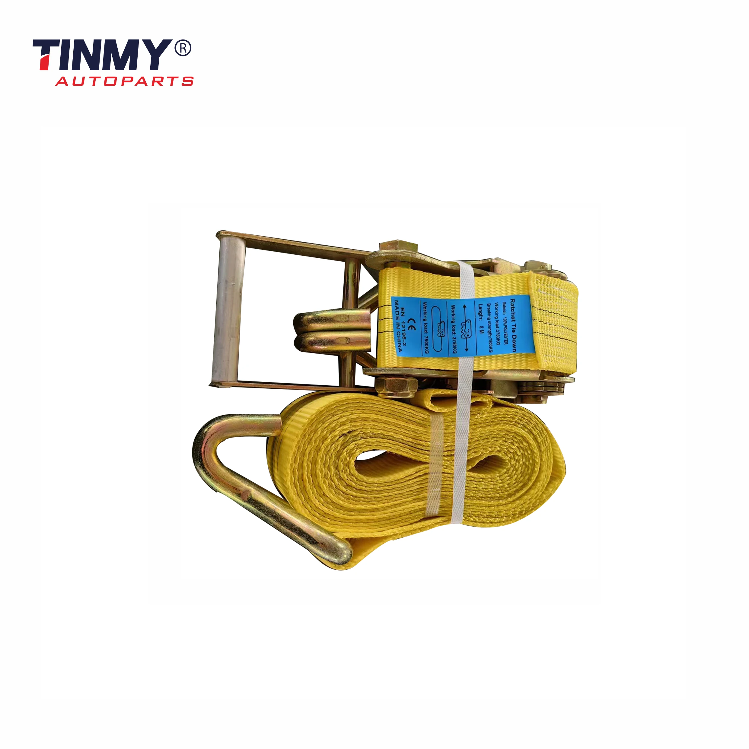 Polyester Ratchet Cargo Tie Down Lashing Load Strap 3" Ratchet Tie Down ...