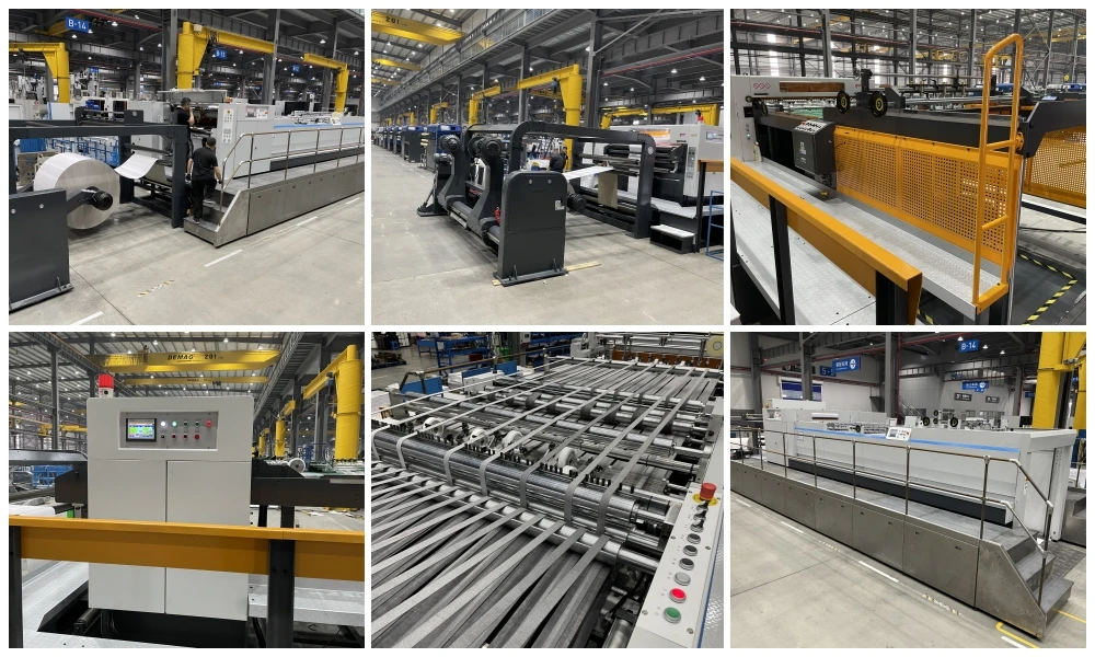 Unwind Roll High Speed Cardboard Paper Roll To Sheet Rotary Cross ...