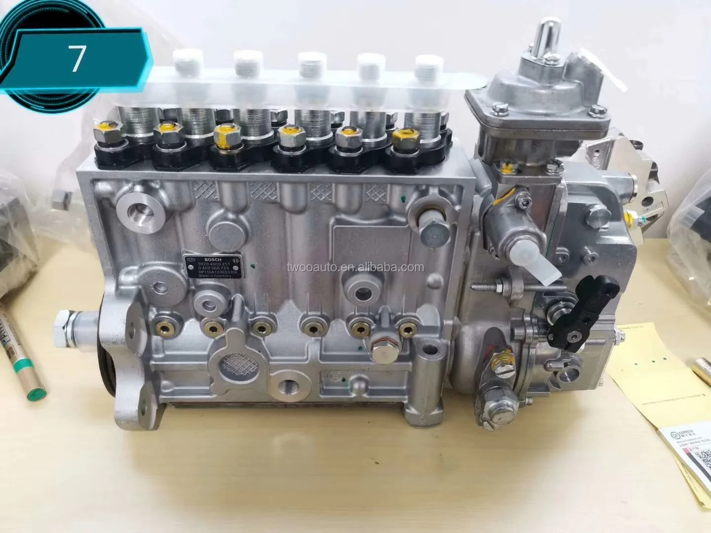 6d125e-2a Fuel Injection Pump 6150-72-1171 For Komatsu D65e-12 Dozer ...