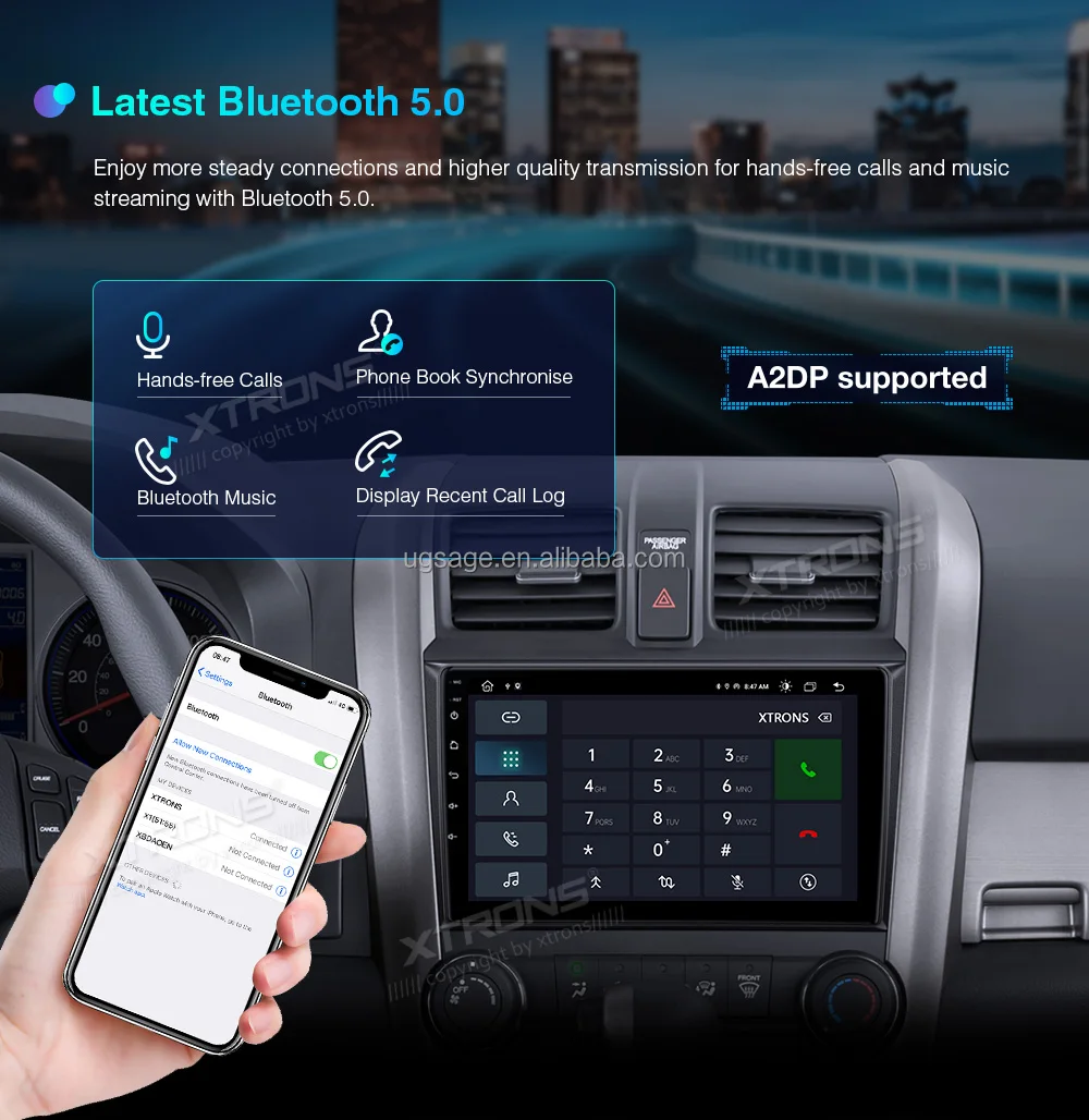 Xtrons 9 Inch Touch Screen Autoradio Android Car Multimedia Player For ...