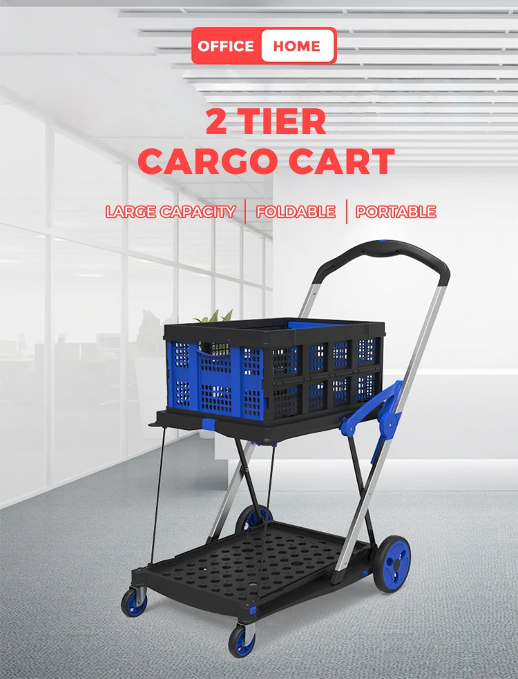 Collapsible Shopping Cart - Portable and Durable Trolley