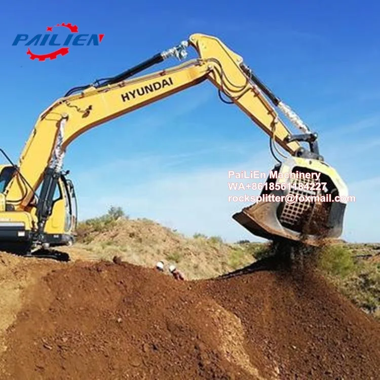 Rotary Screening Bucket Screening Bucket for Excavator Rotary Soil ...