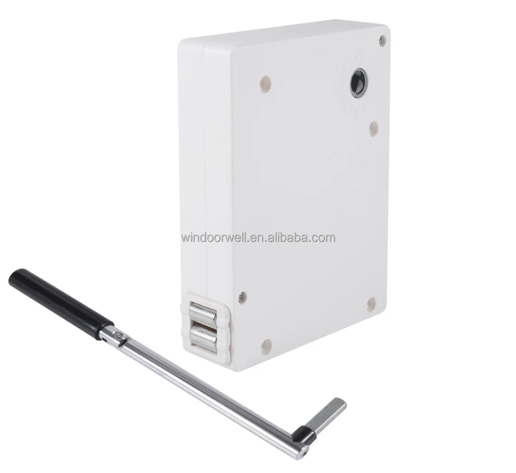 Roller Shutter White Winder Box - Modern Manual Solution