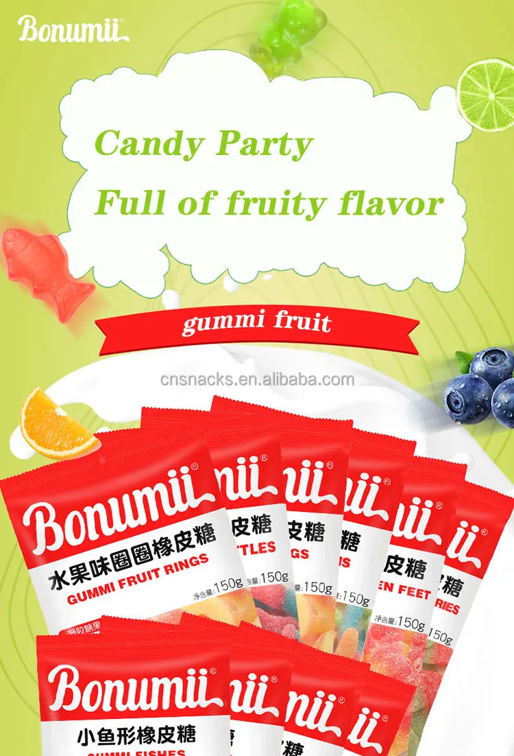 Wholesale Multi Flavor Gummy Candy - Exotic Fruit Juices