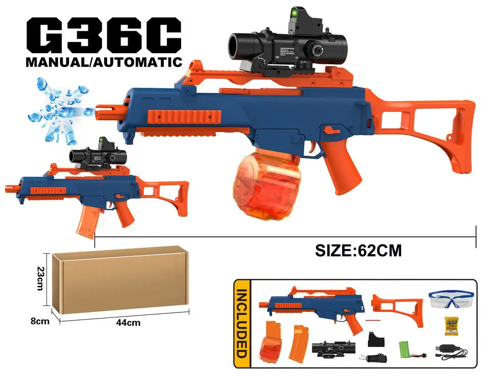 Large Splat Blaster Gun Toy Big Splat Blaster High Speed Automatic ...